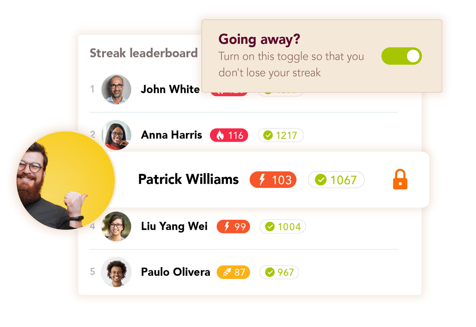 Streak: increase productivity by gamifying tasks